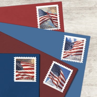 2024 U.S Flag First-Class Postage USPS Forever Stamps 100pcs/Pack ...